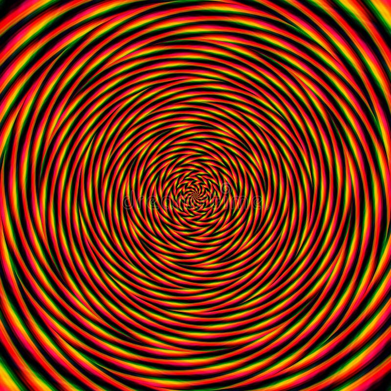 Psychedelic spiral, swirl stock vector. Illustration of helix - 109976398