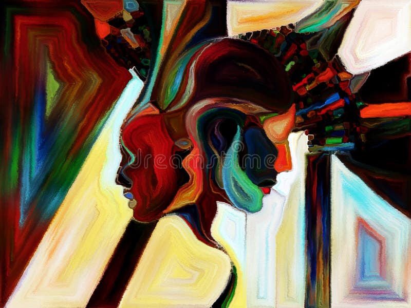 Illusion De La Signification Symbolique Illustration Stock ...