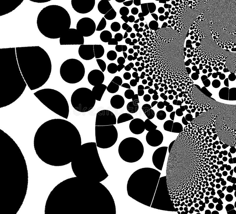 Illusion of Deception in Black and White. Vibrating Stripes. Deceptive Vision Stock Illustration ...