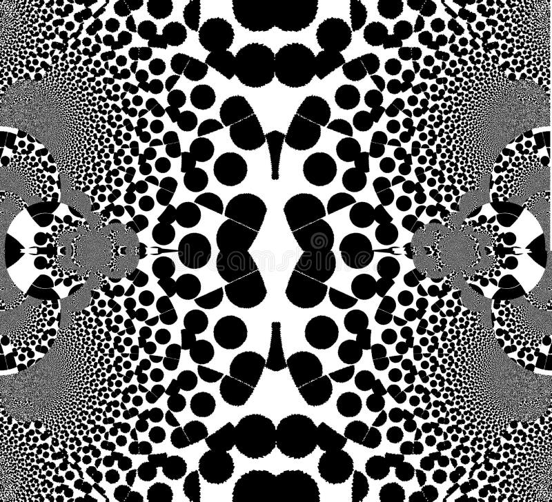 Illusion of Deception in Black and White. Vibrating Stripes. Deceptive ...