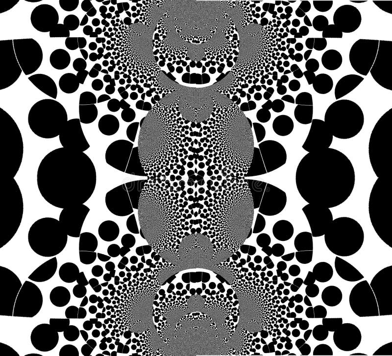 Illusion of Deception in Black and White. Vibrating Stripes. Deceptive ...