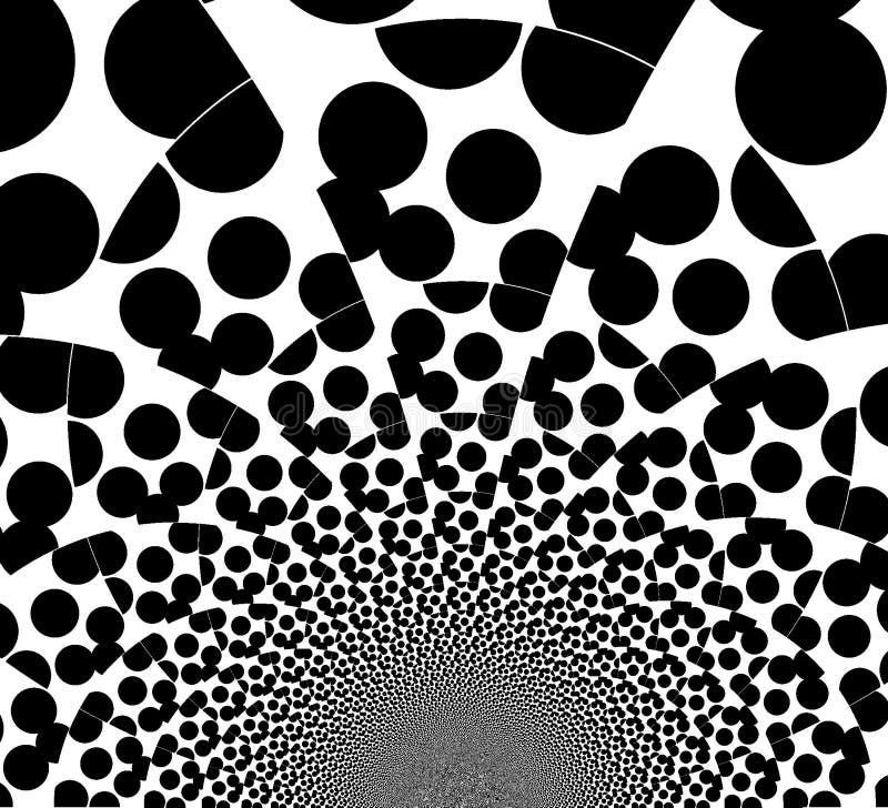 Illusion of Deception in Black and White. Vibrating Stripes. Deceptive ...