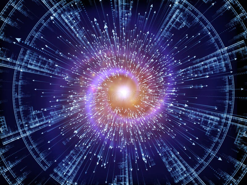 Illusion of Direction stock illustration. Illustration of burst - 122389781