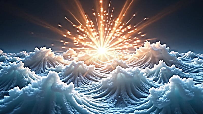 The Illusion of Flowing Motion Emerges from Starburst Light, Generative ...
