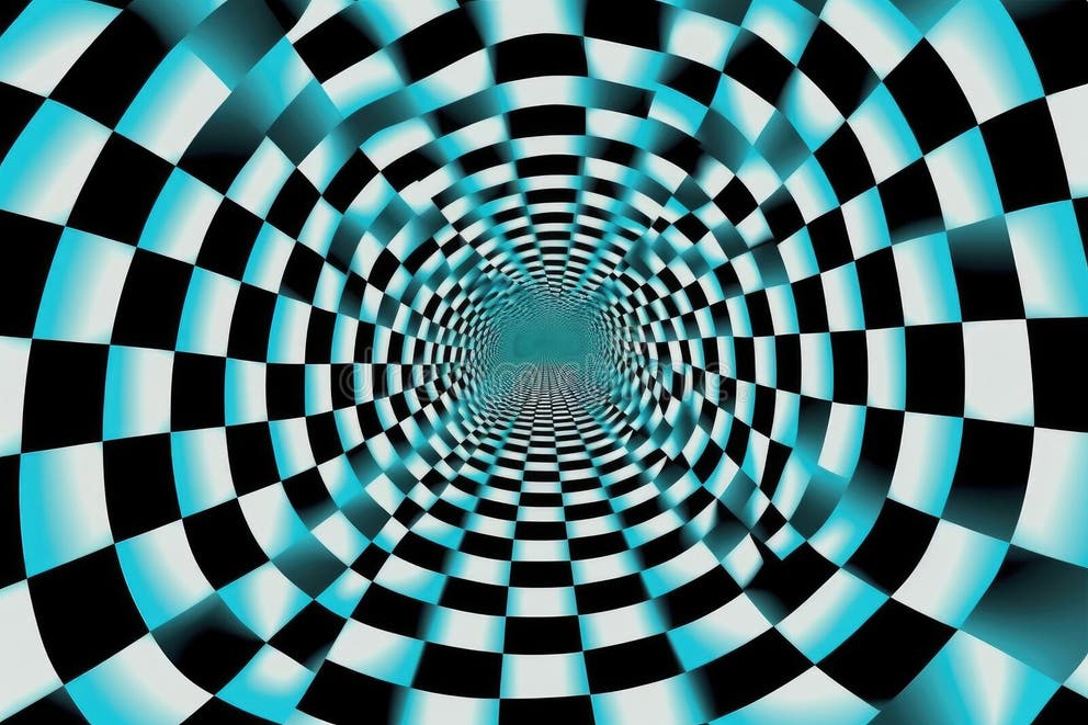 Illusion of Infinity, with Optical Art Illustration Showing Never ...
