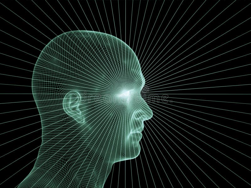 Illusion of Mind stock illustration. Illustration of human - 47413736