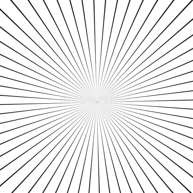 Rays Pattern with Yellow Light Burst Stripes. Sun Ray.Abstract ...