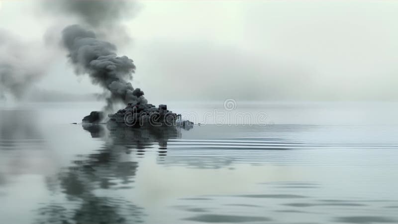 The Illusion of Reflected Smoke Stock Video - Video of evaporation ...