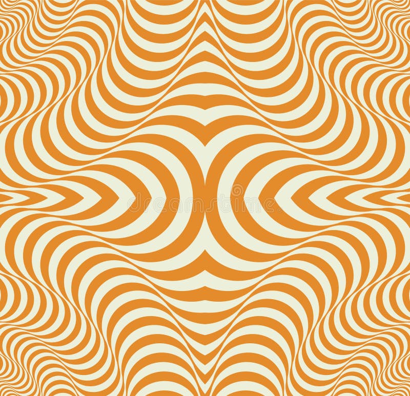 Illusion Seamless Pattern. Repeating Psychedelic Pattern with Geometric ...