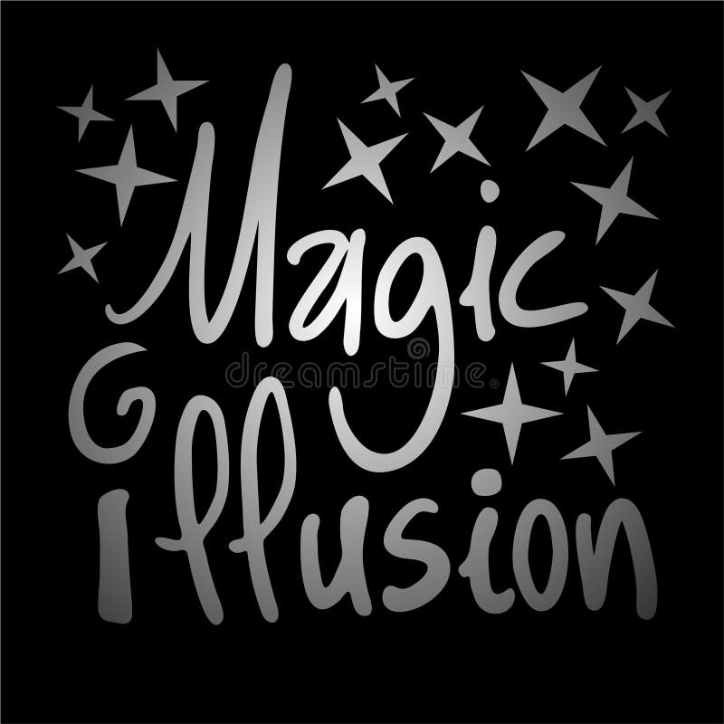 Magic illusion symbol stock illustration. Illustration of wand - 80998072