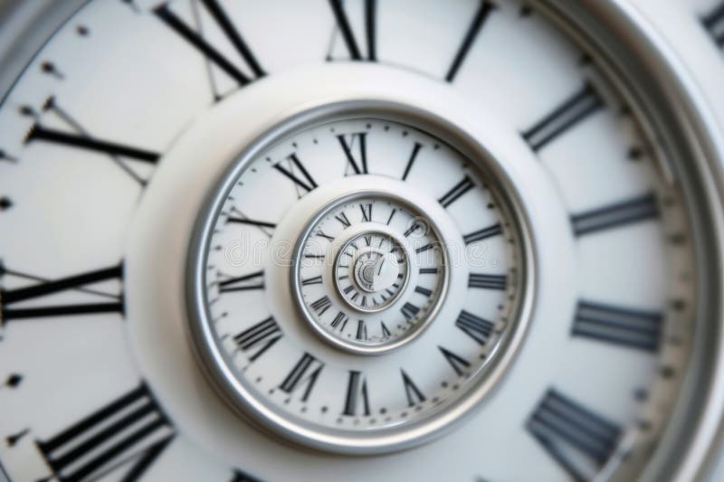 The Illusion of Time Passing by Stock Illustration - Illustration of ...