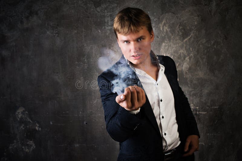 Magician s magic trick stock photo. Image of curious - 21345634
