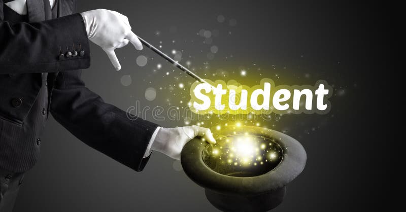 Illusionist is Showing Magic Trick Stock Image - Image of pretending ...