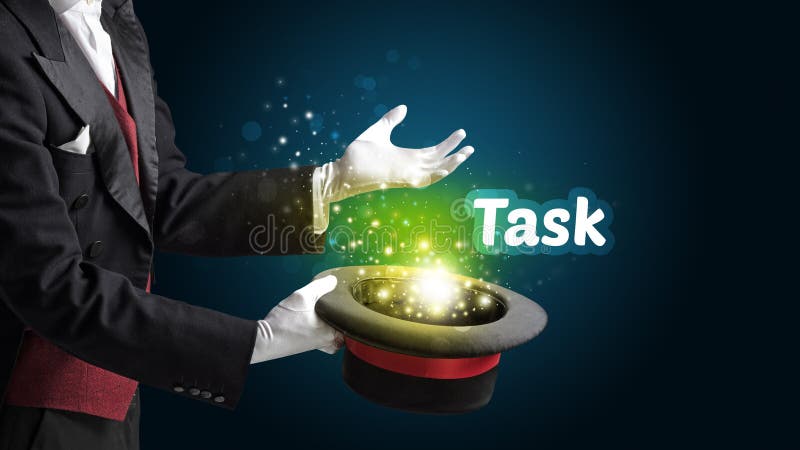 Illusionist is Showing Magic Trick Stock Photo - Image of academic ...