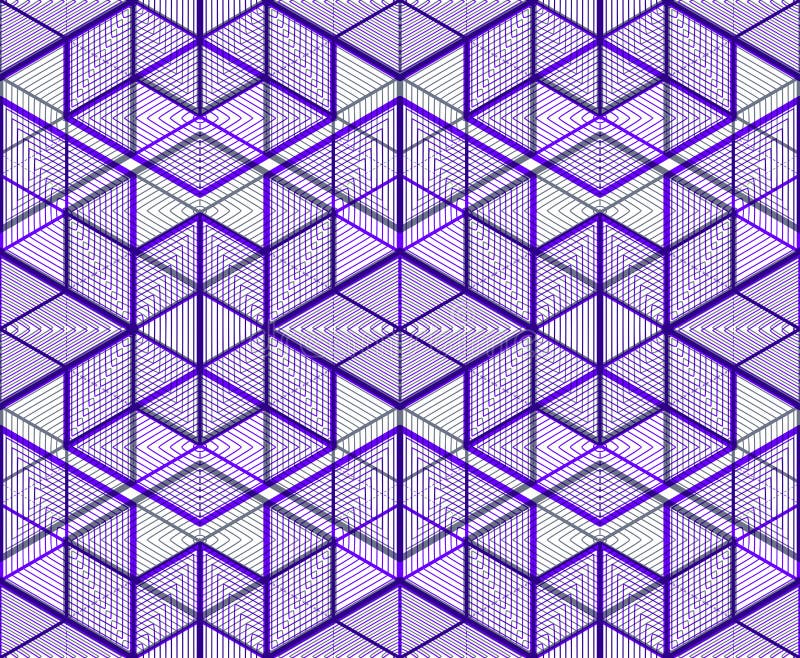 Illusive Continuous Colorful Pattern, Decorative Abstract Background ...