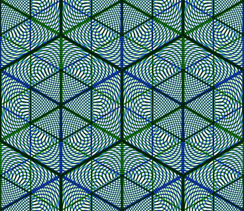 Illusive Continuous Colorful Pattern, Decorative Abstract Background ...