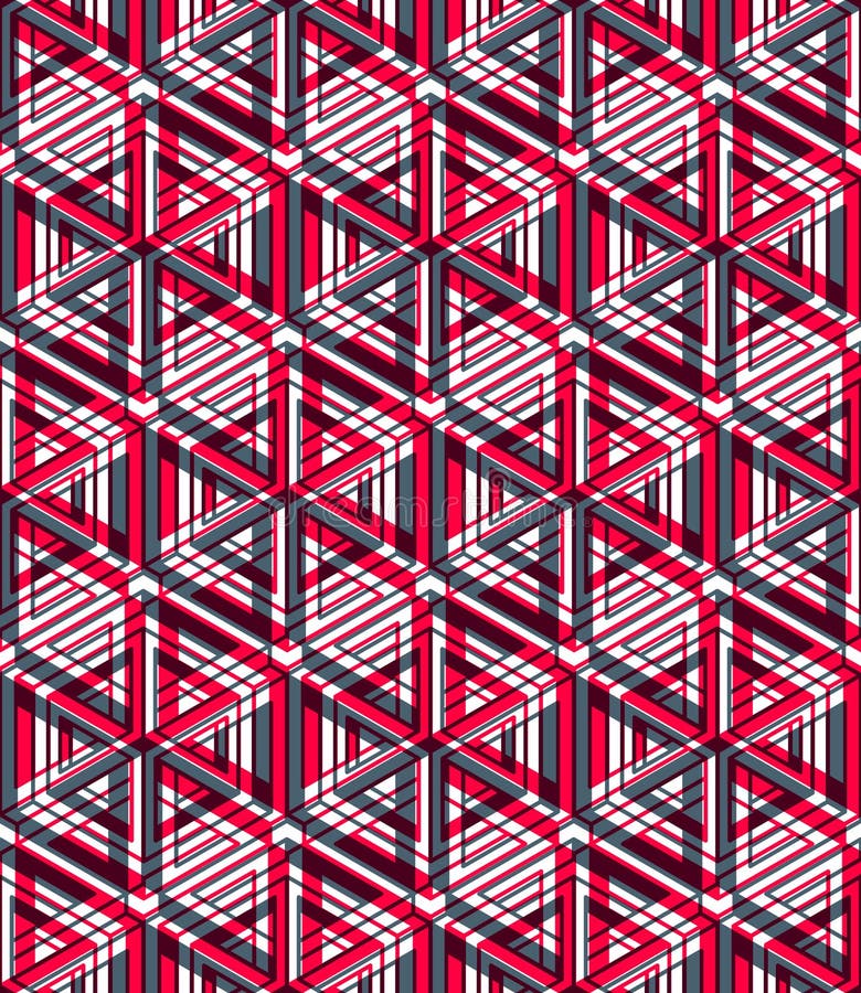 Illusive Continuous Colorful Pattern, Decorative Abstract Background ...