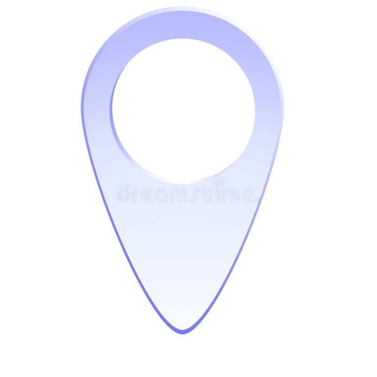 Illustraion of a Coloured Round Pointer Stock Vector - Illustration of ...