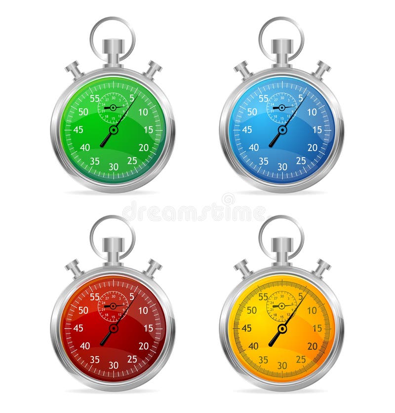 Illustraion Del Vector Del Cronómetro Ilustración del Vector ...