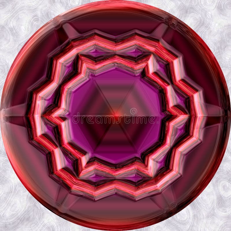 Illustraion of red signet stock illustration. Illustration of embossed ...