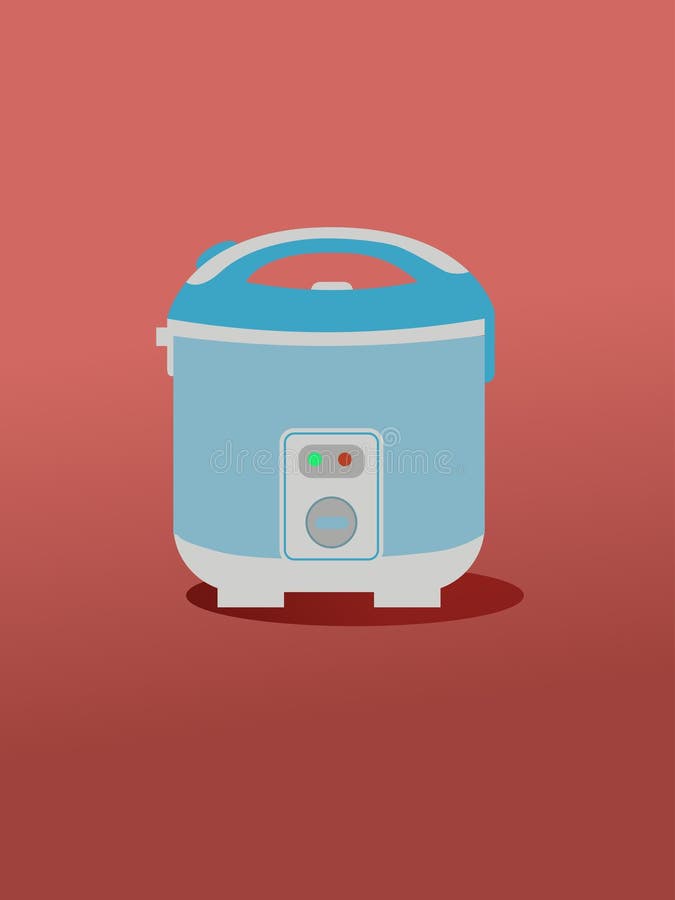 Illustrasi Vector Rice Cooker1 Stock Illustration - Illustration of ...