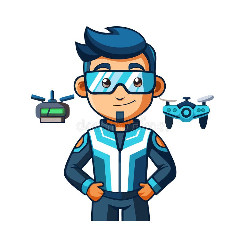 Techie Drone Stock Illustrations – 15 Techie Drone Stock Illustrations ...