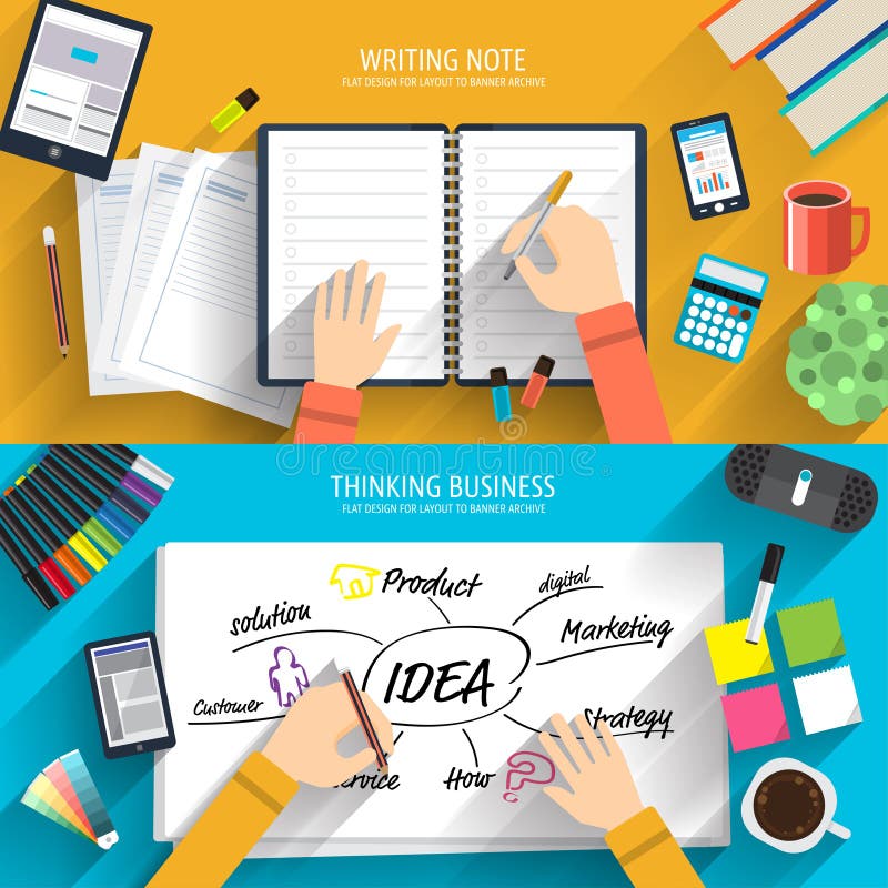 Design Thinking Process stock vector. Illustration of template - 158571430