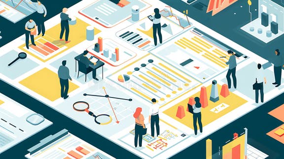 Illustrate a Risk Management Team Assessing Business Risks Using a ...