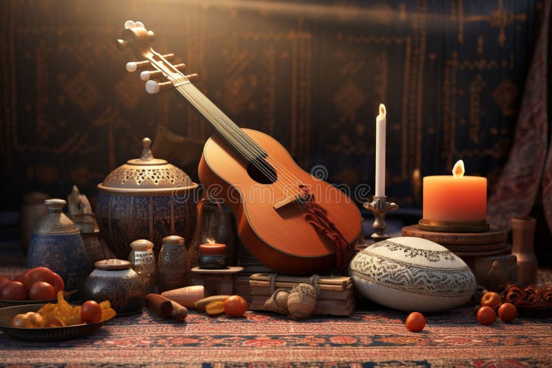 Illustrate the Role of Traditional Instruments Stock Illustration ...