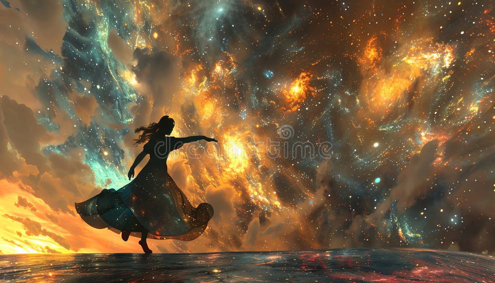 Illustrate the Unique Blend of Space Exploration and Dance Forms Using ...