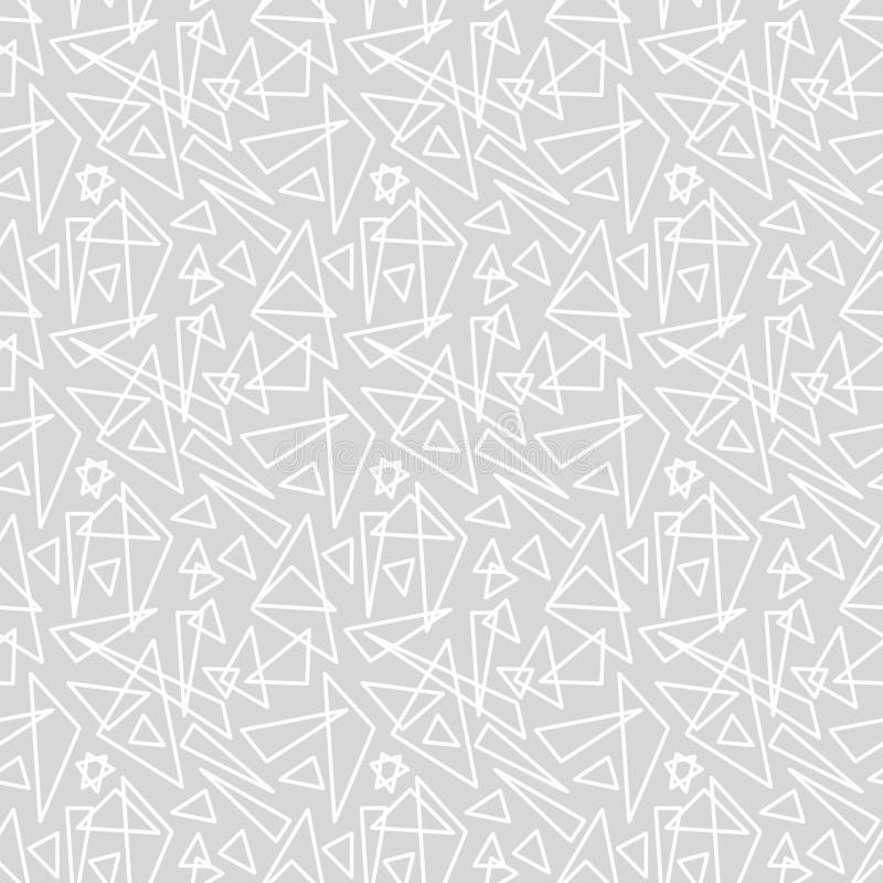 Illustrated Abstract Geometric Gray Pattern Stock Illustration ...