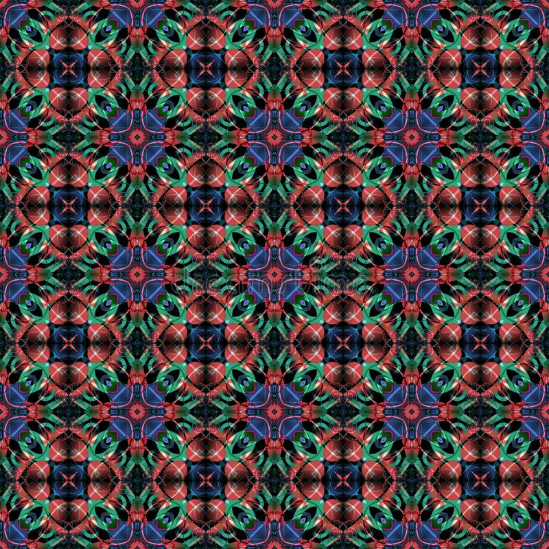 Illustrated Abstract Seamless Background, Repeat Pattern Stock ...