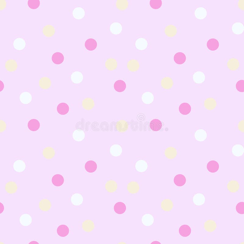 Abstract Seamless Pattern with Dots Stock Illustration - Illustration ...