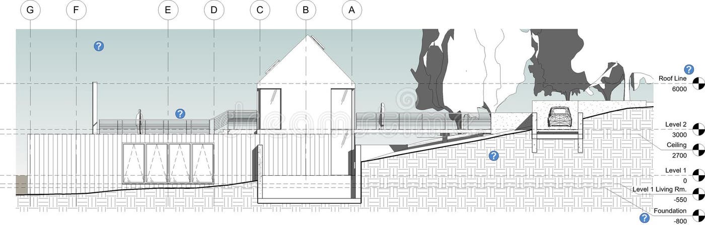 Illustrated Architectural Sectional Elevation Design Stock Illustrations – 57 Illustrated ...