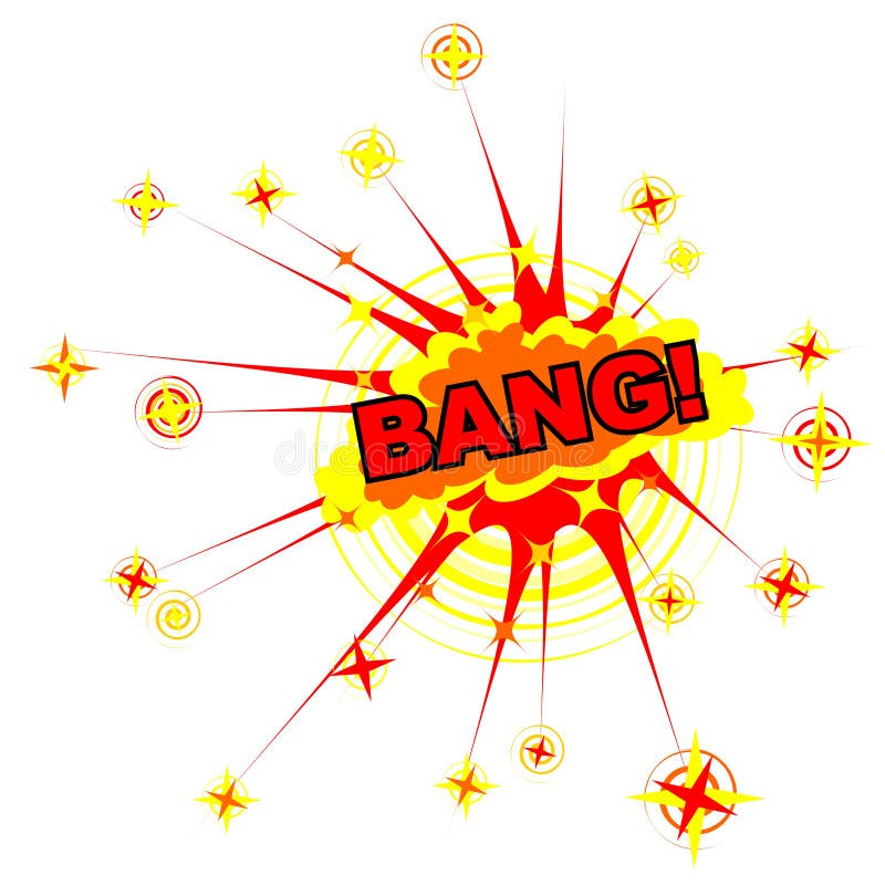 Illustrated Cartoon Explosion Stock Illustration - Illustration of ...