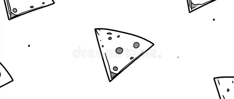 Illustrated in EPS Format 10, a Modern Pizza Backdrop with a Back Line ...