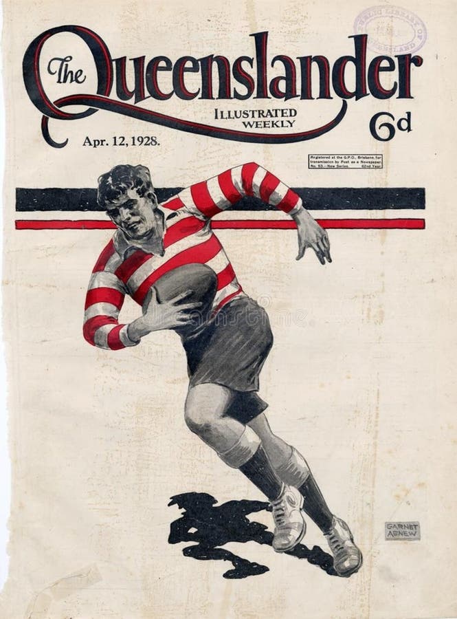 Illustrated Front Cover from the Queenslander, April 12, 1928 Stock ...