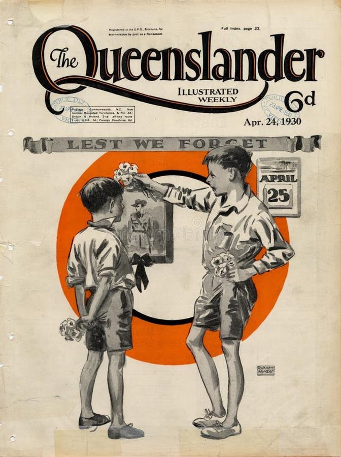Illustrated Front Cover from the Queenslander, April 24, 1930 Stock ...
