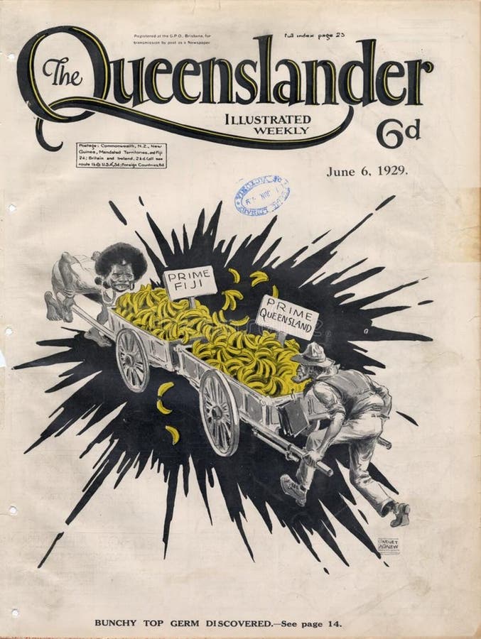 Illustrated Front Cover from the Queenslander, June 6, 1929 Stock Photo ...