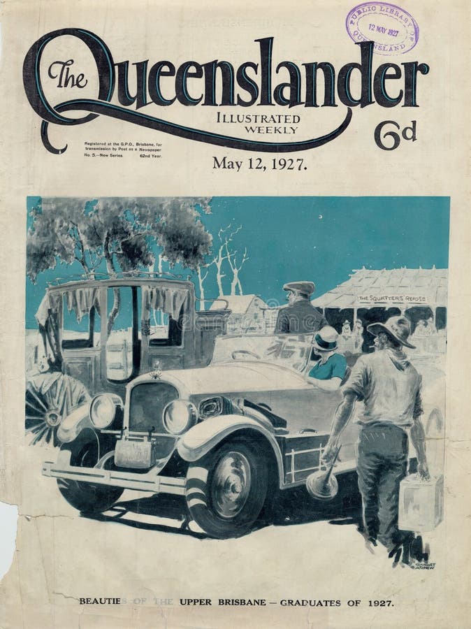 Illustrated Front Cover From The Queenslander, May 12, 1927 Picture ...