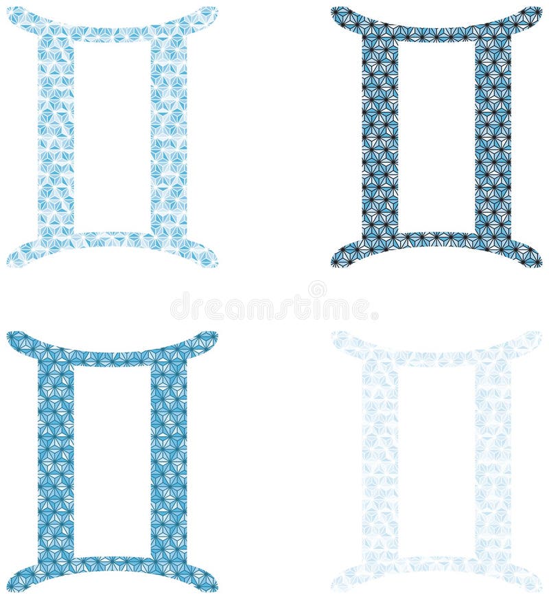 Gemini Zodiac Sign stock vector. Illustration of zodiac - 111085168
