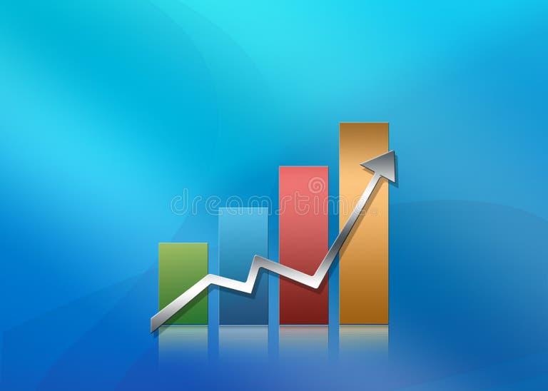 Illustrated graph stock illustration. Illustration of surface - 16670338