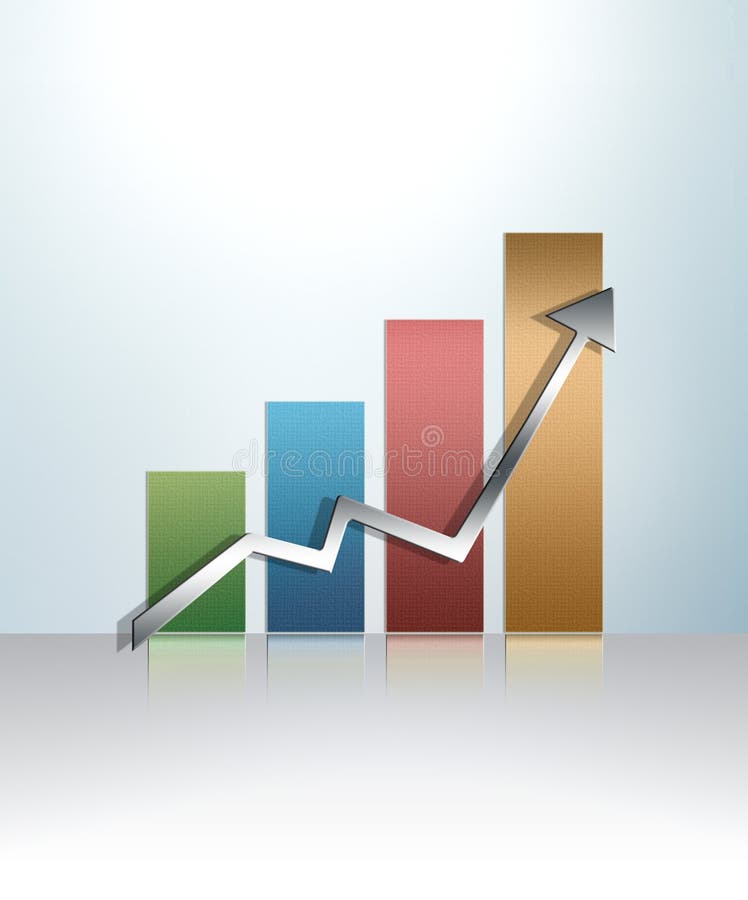 Going Up - Rising Arrow Finger Pointing Upwards Stock Illustration ...