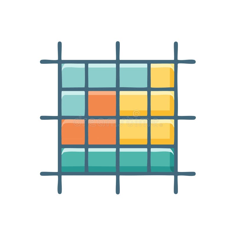 Illustrated Grid Chart Stock Illustrations – 101 Illustrated Grid Chart ...