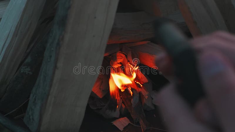 An Illustrated Guide To Creating a Campfire at Twilight Detailed Timber ...