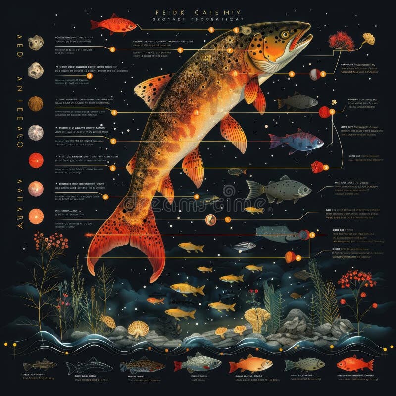 Illustrated Guide To Fish Evolution, from Tiny Fry To Majestic Salmon ...