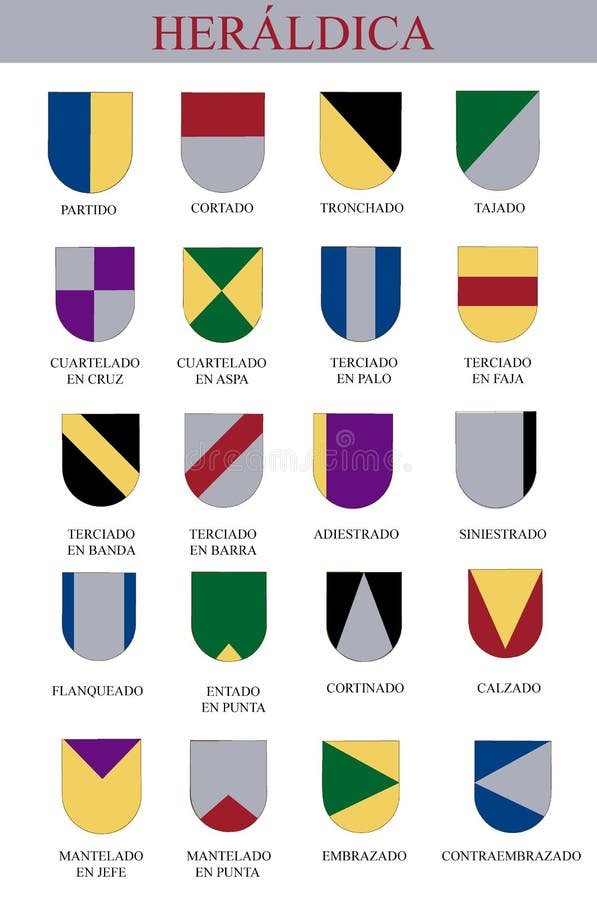 Heraldic shields frames stock vector. Illustration of ornate - 4672293