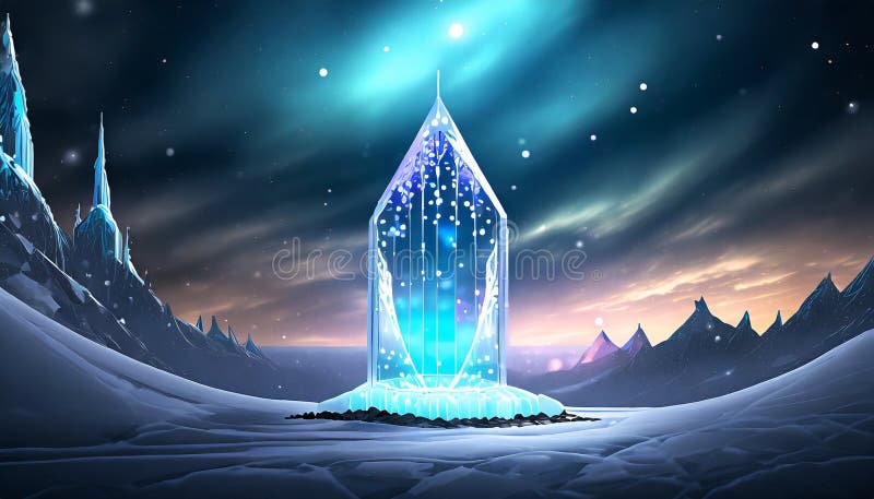 Illustrated ice gate stock illustration. Illustration of vehicle ...