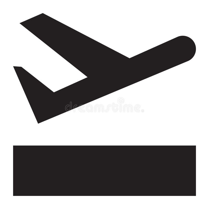 Flight Departure stock vector. Illustration of icon, abstract - 99462967