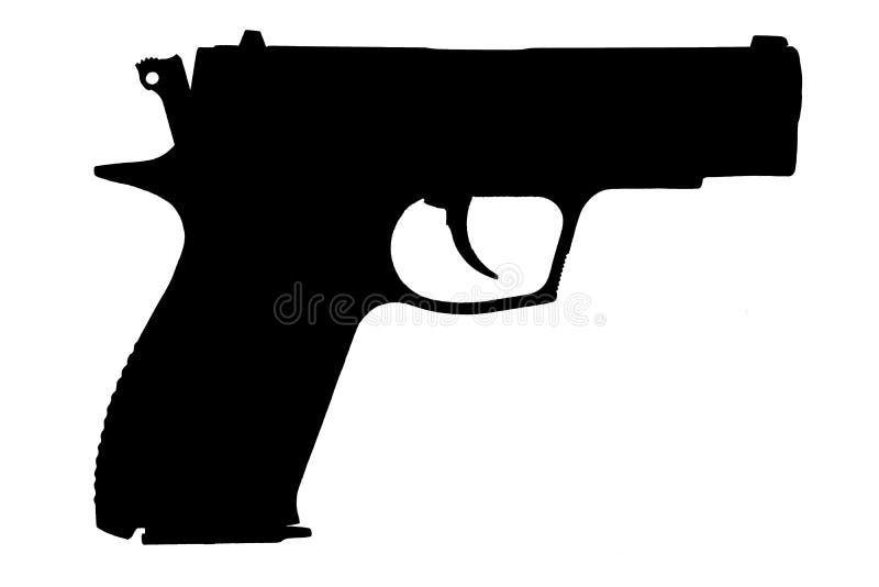 Pistol Side View Stock Illustrations – 186 Pistol Side View Stock ...